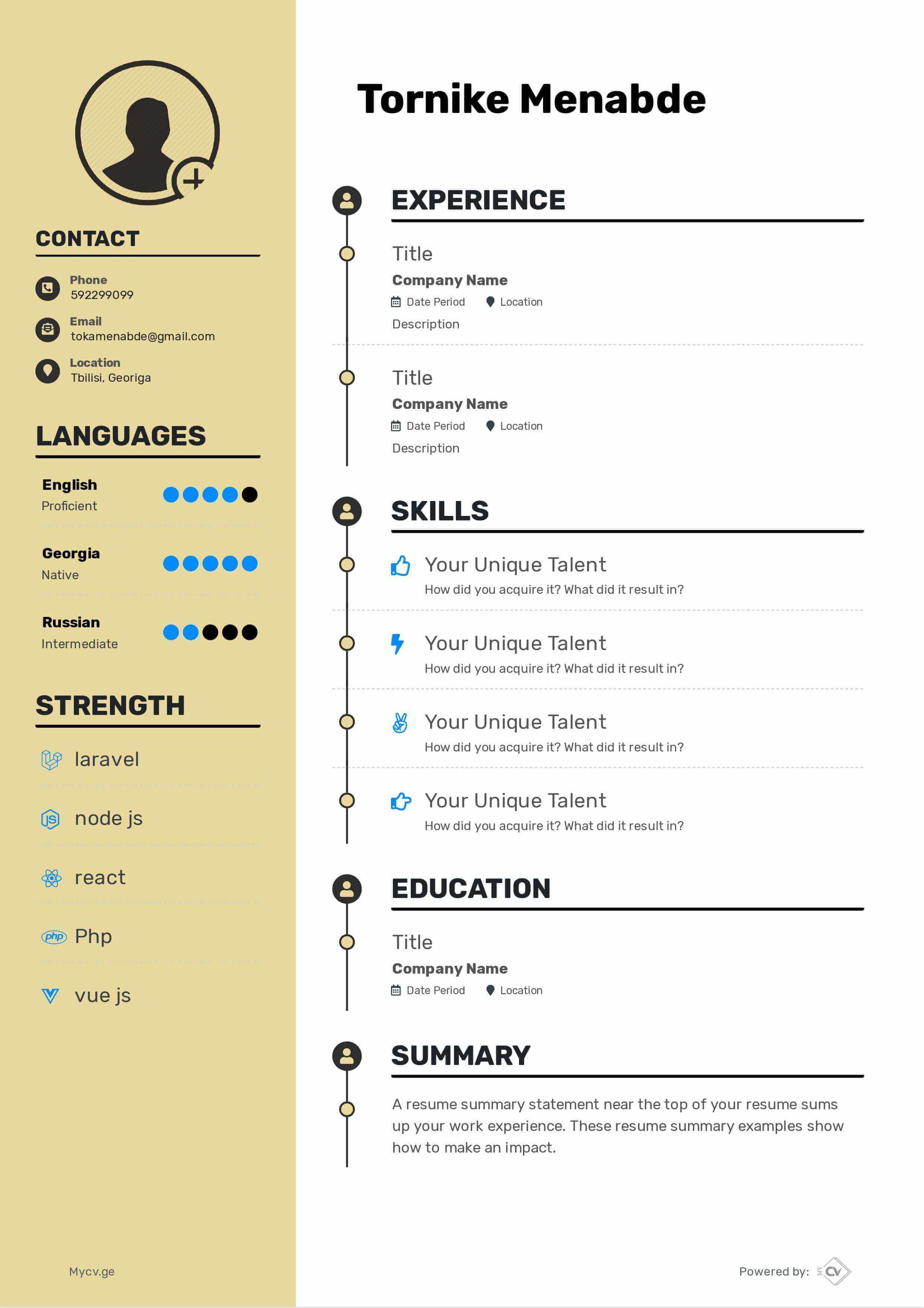 Mycv.ge